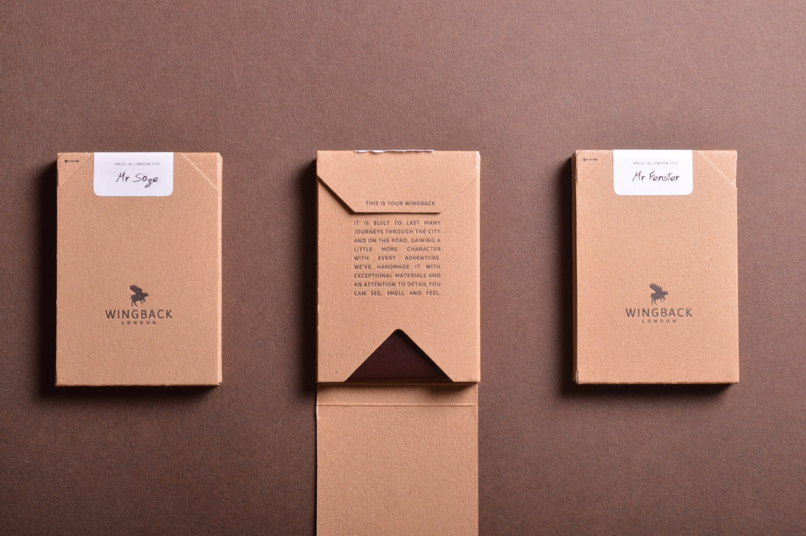 NEW PACKAGING: Recycled and recyclable - WINGBACK