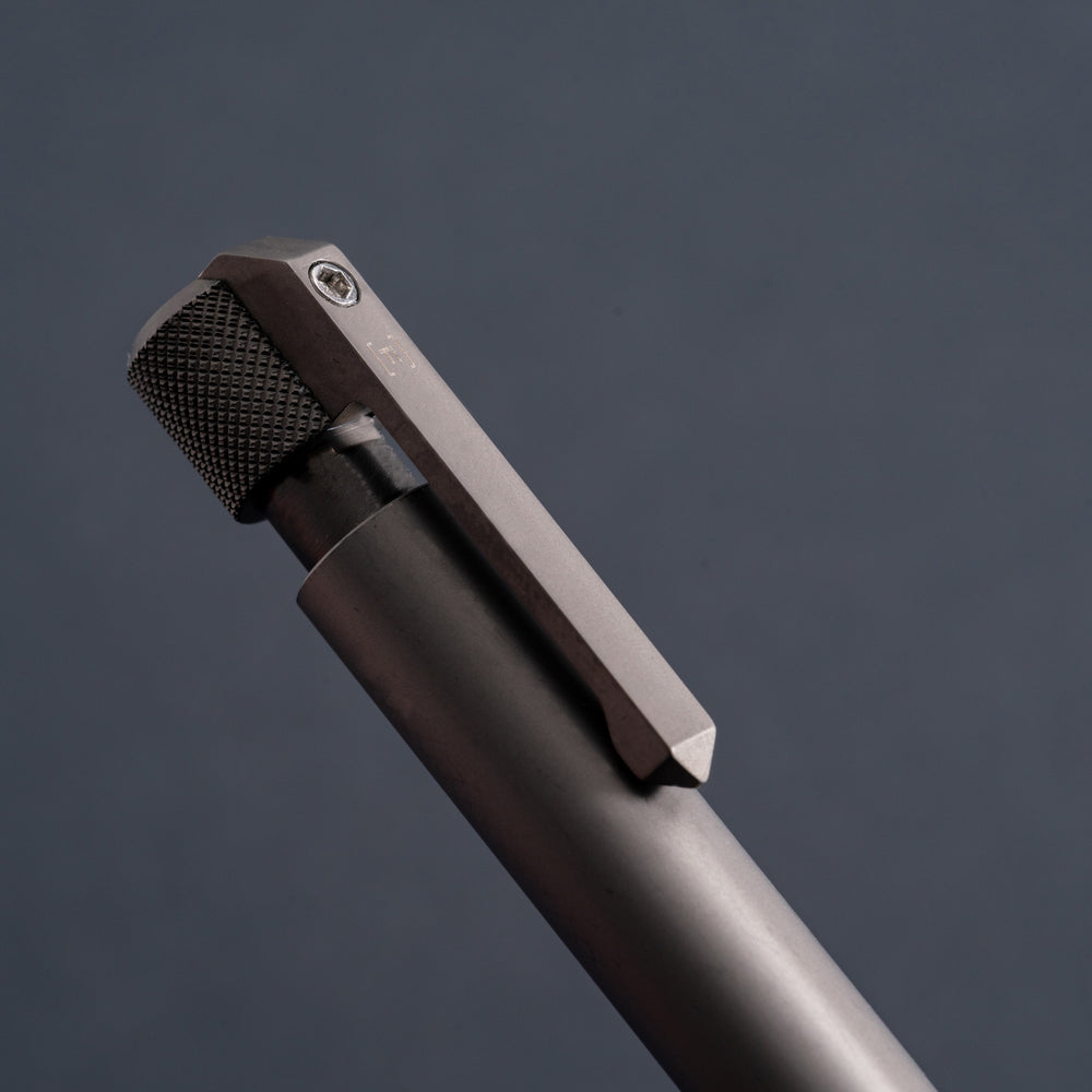 Journeyman Pen - Matte Titanium | Wingback Mechanical Pen