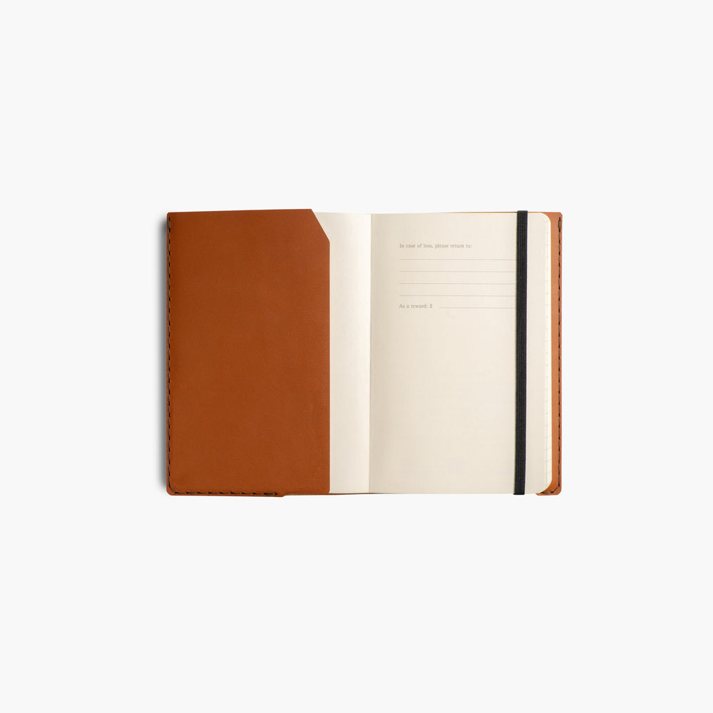 A6 Refillable Notebook - Whisky - Wingback