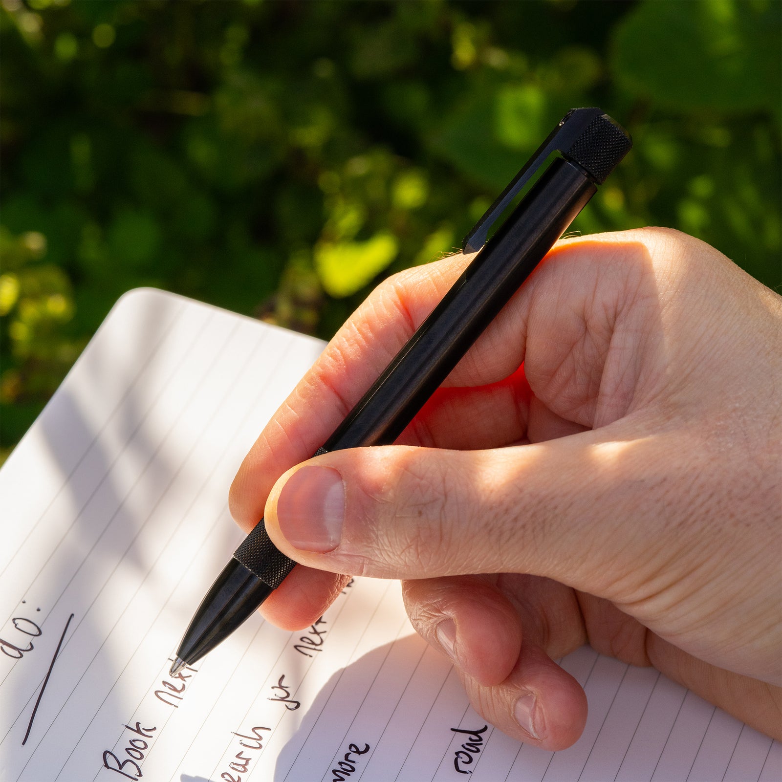 Journeyman Pen - Black Steel | Wingback Mechanical Pen - Wingback