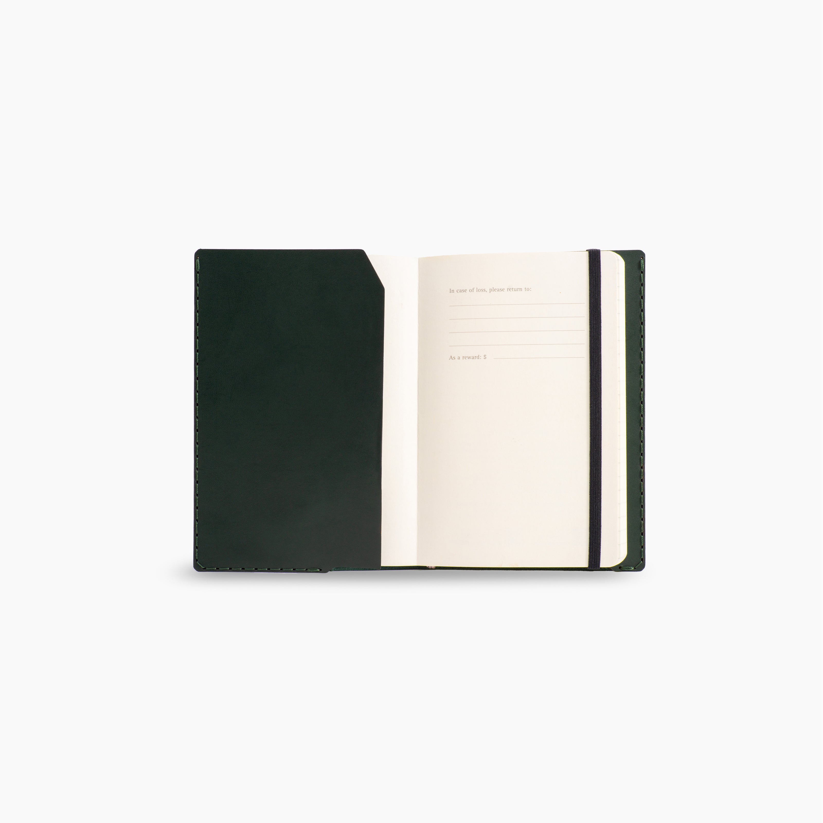 Pocket Refillable Notebook - British Racing Green