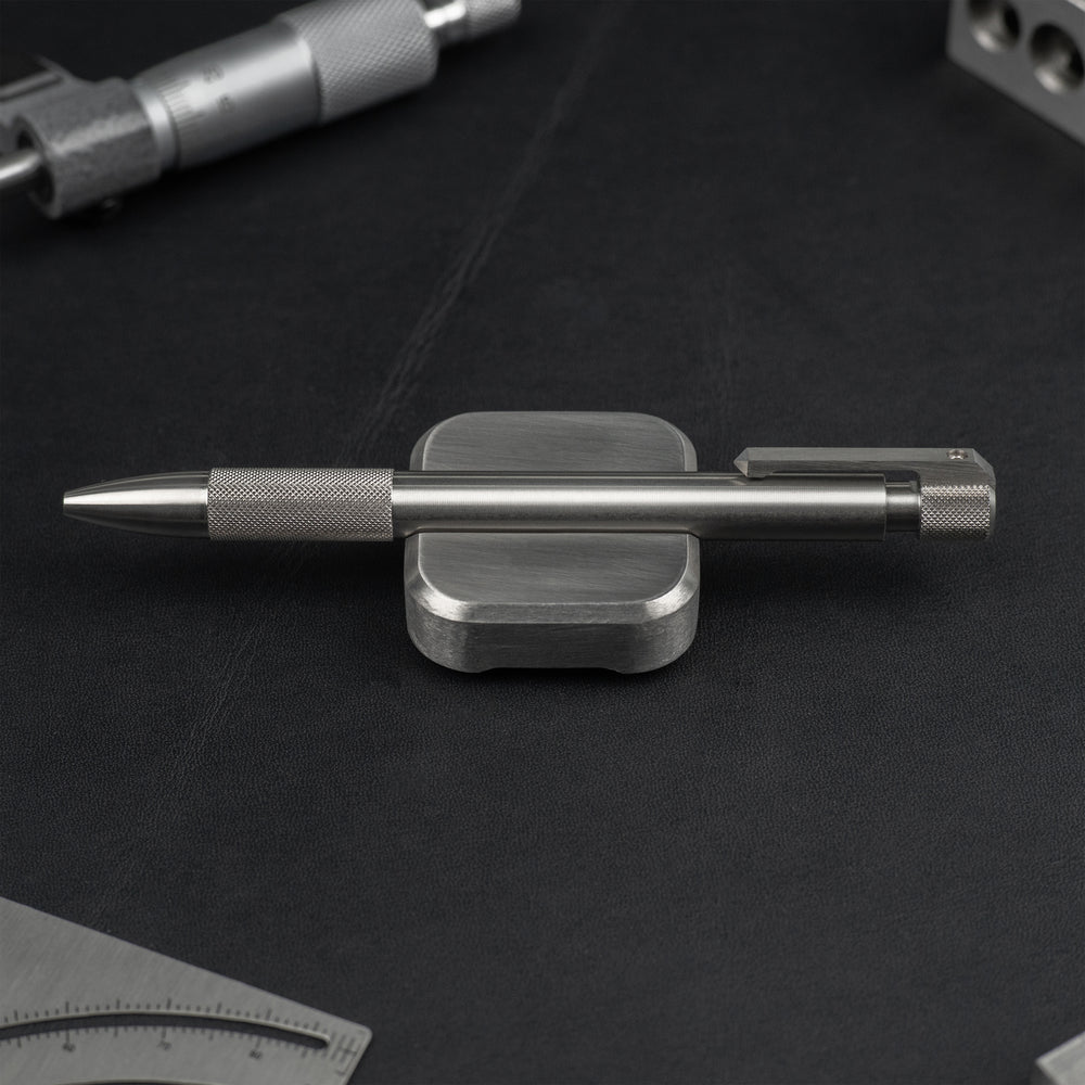 Pen/Pencil Rest - Steel | Personalised Stationery