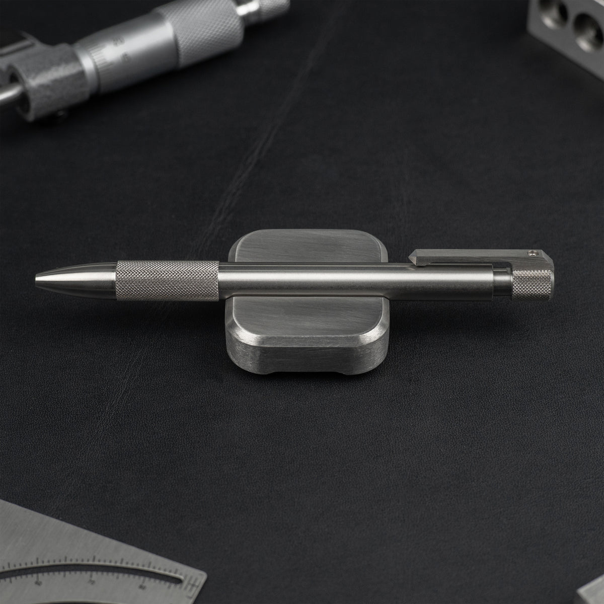 Journeyman Pen - Steel | Wingback Mechanical Pen - Wingback