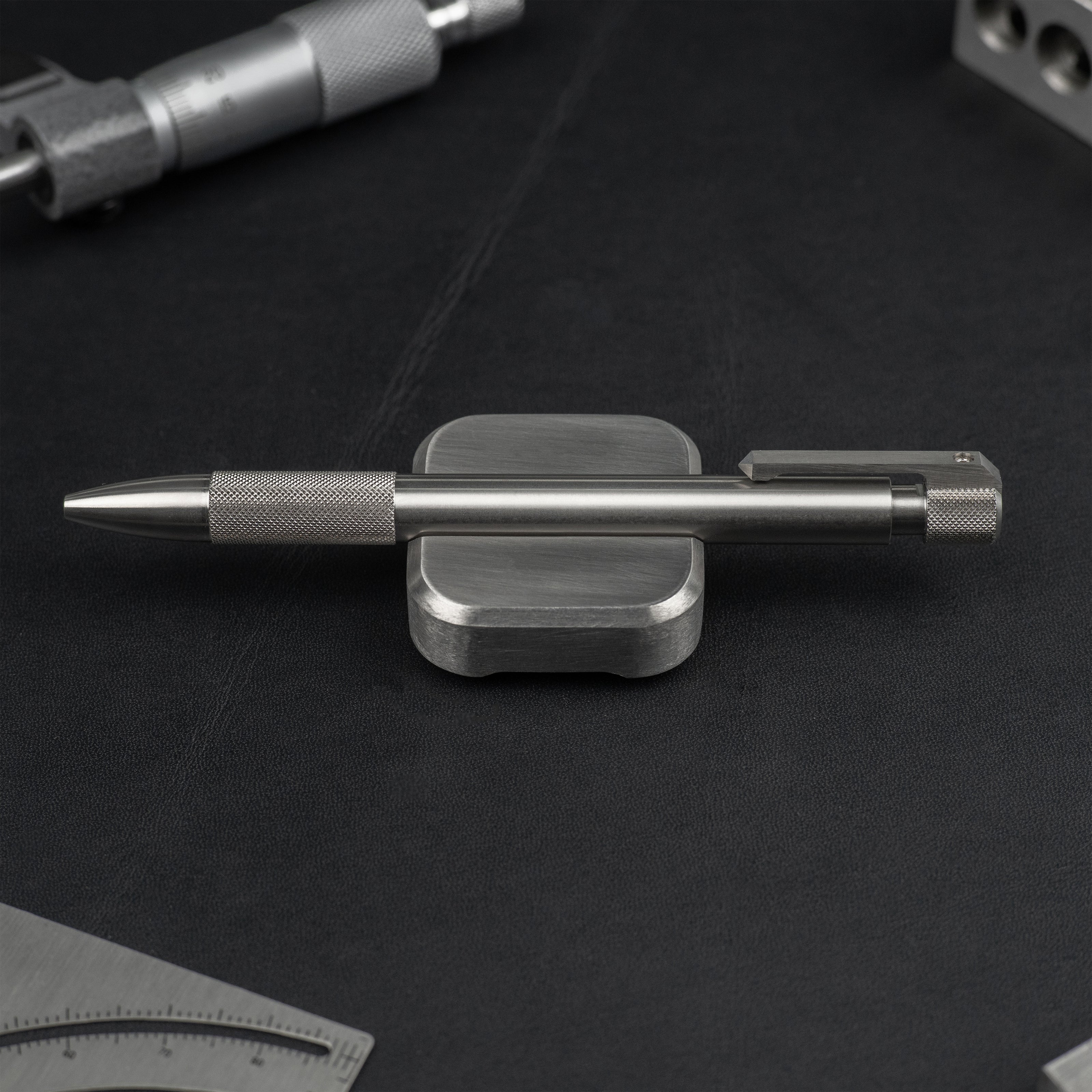 Journeyman Pen - Steel | Wingback Mechanical Pen - Wingback