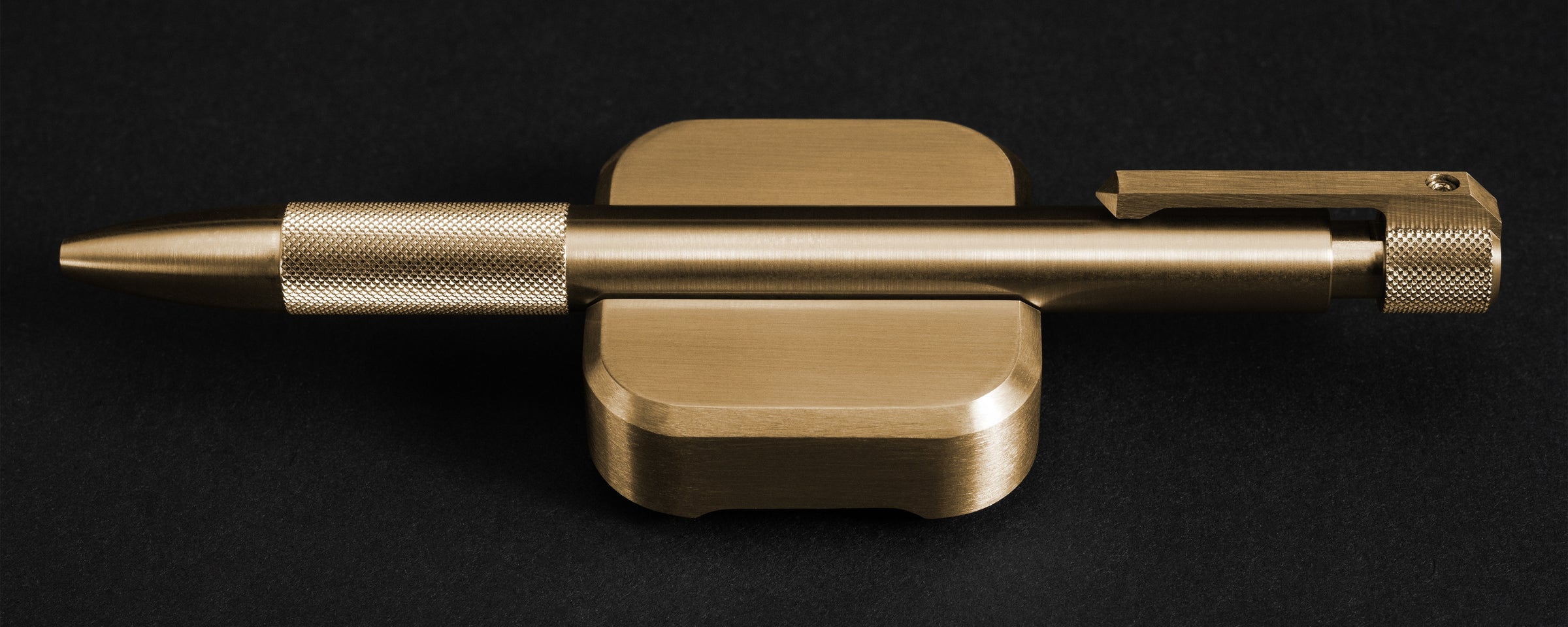 Journeyman Pen - Brass | Wingback Mechanical Pen - Wingback