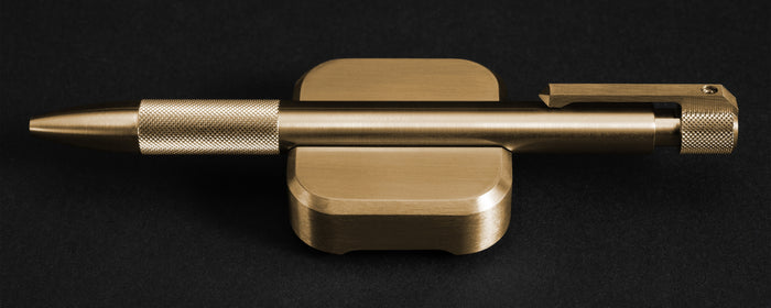 Journeyman Pen - Brass | Wingback Mechanical Pen - Wingback