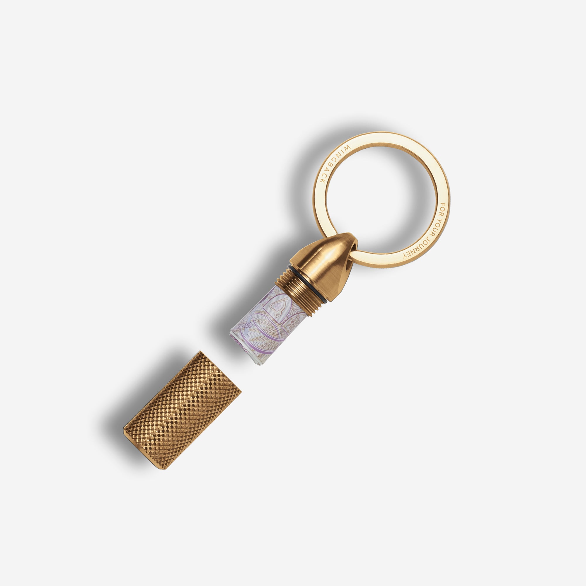 Key Cache - Brass | Brass Key Carry - Wingback