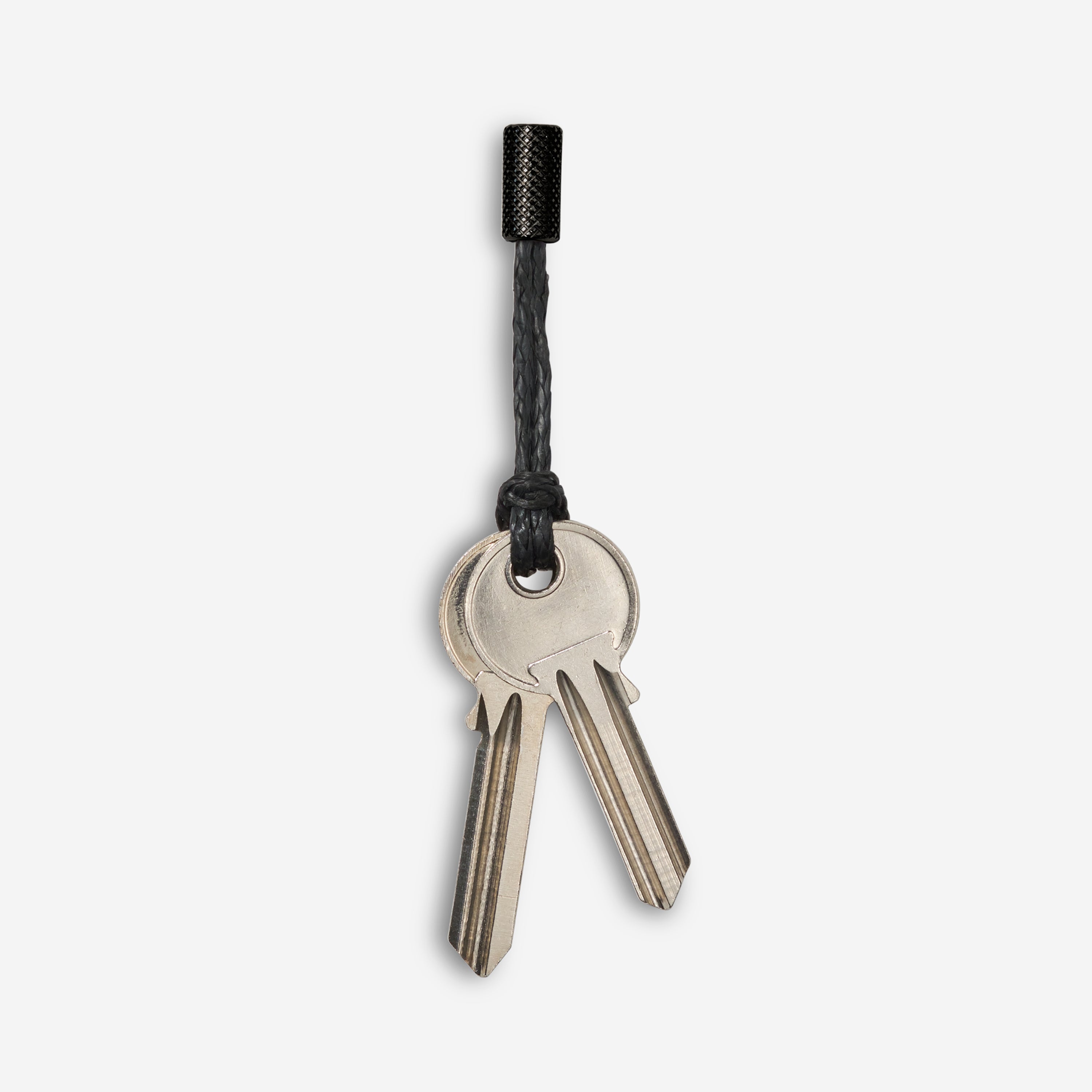 Key Fob - Black Steel - Wingback