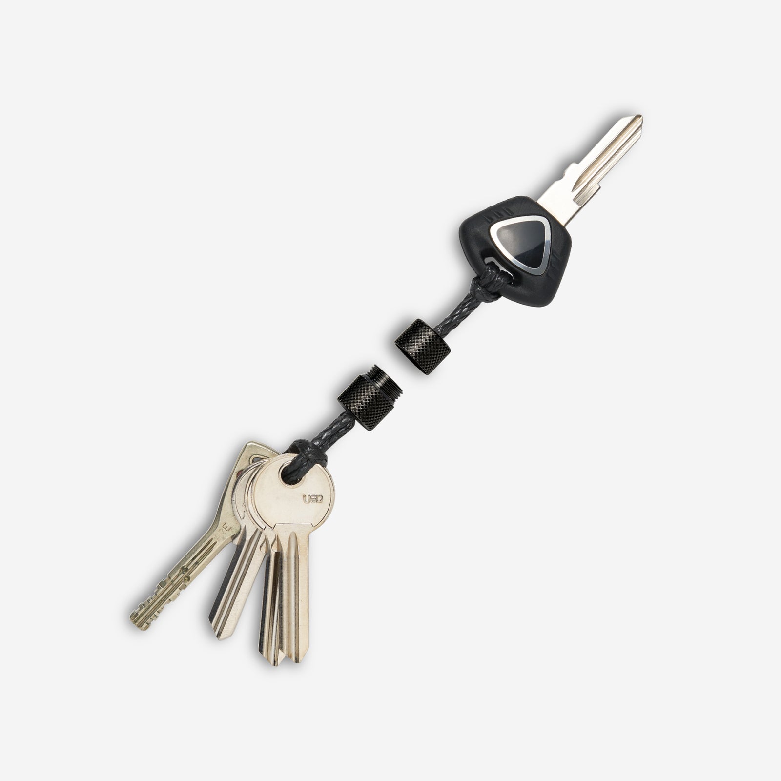 Key Loop - Black Steel | Personalised Key Organiser - Wingback