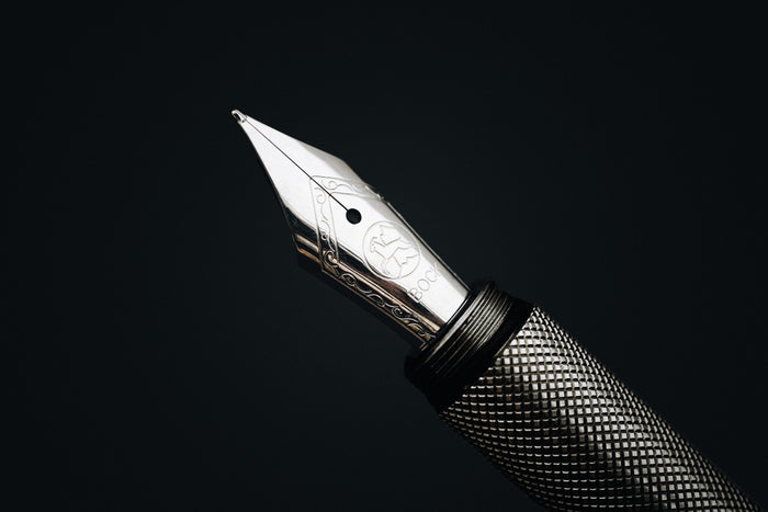 Fountain Pen - Titanium | Personalised Fountain Pen - Wingback