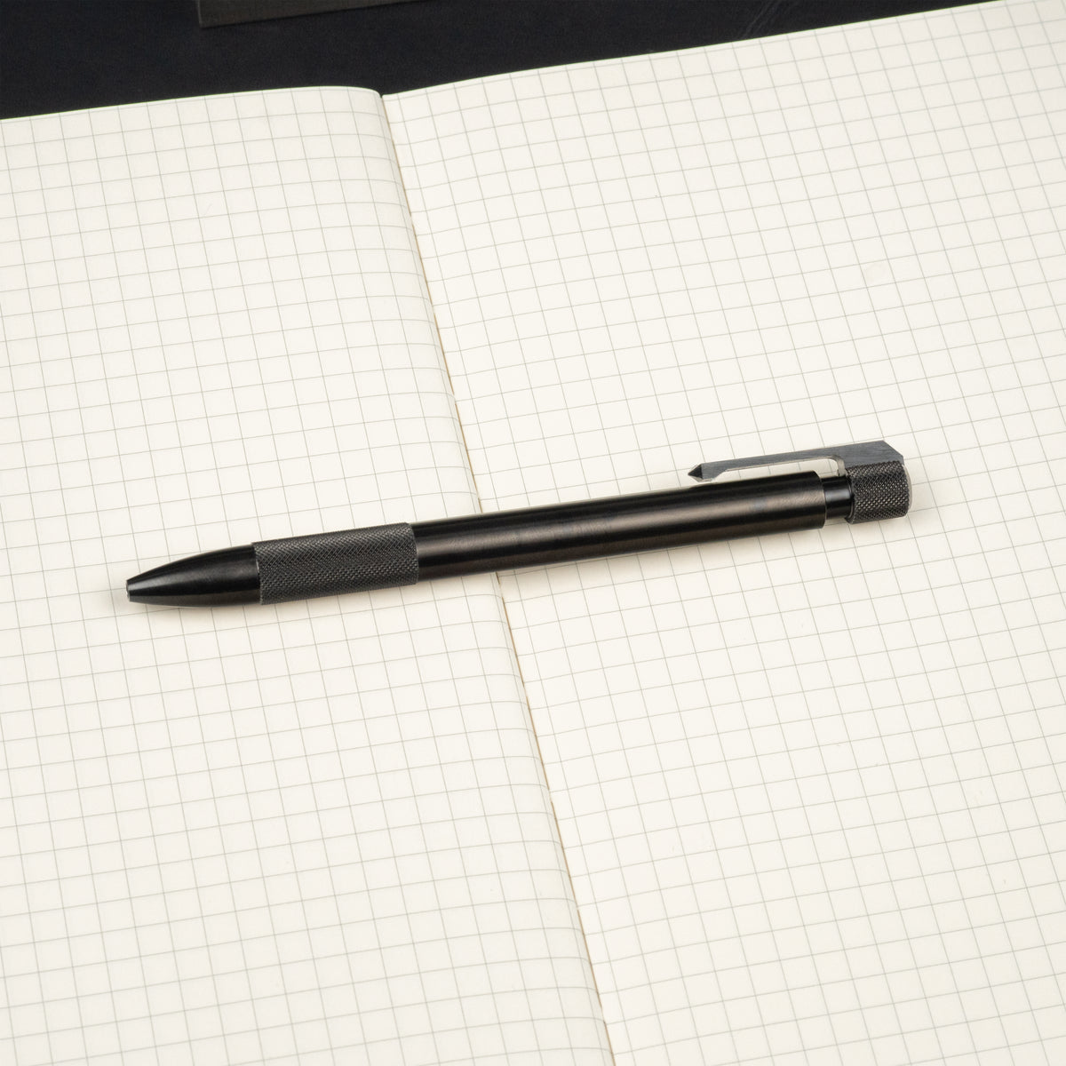 Journeyman Pen - Black Steel | Wingback Mechanical Pen - Wingback