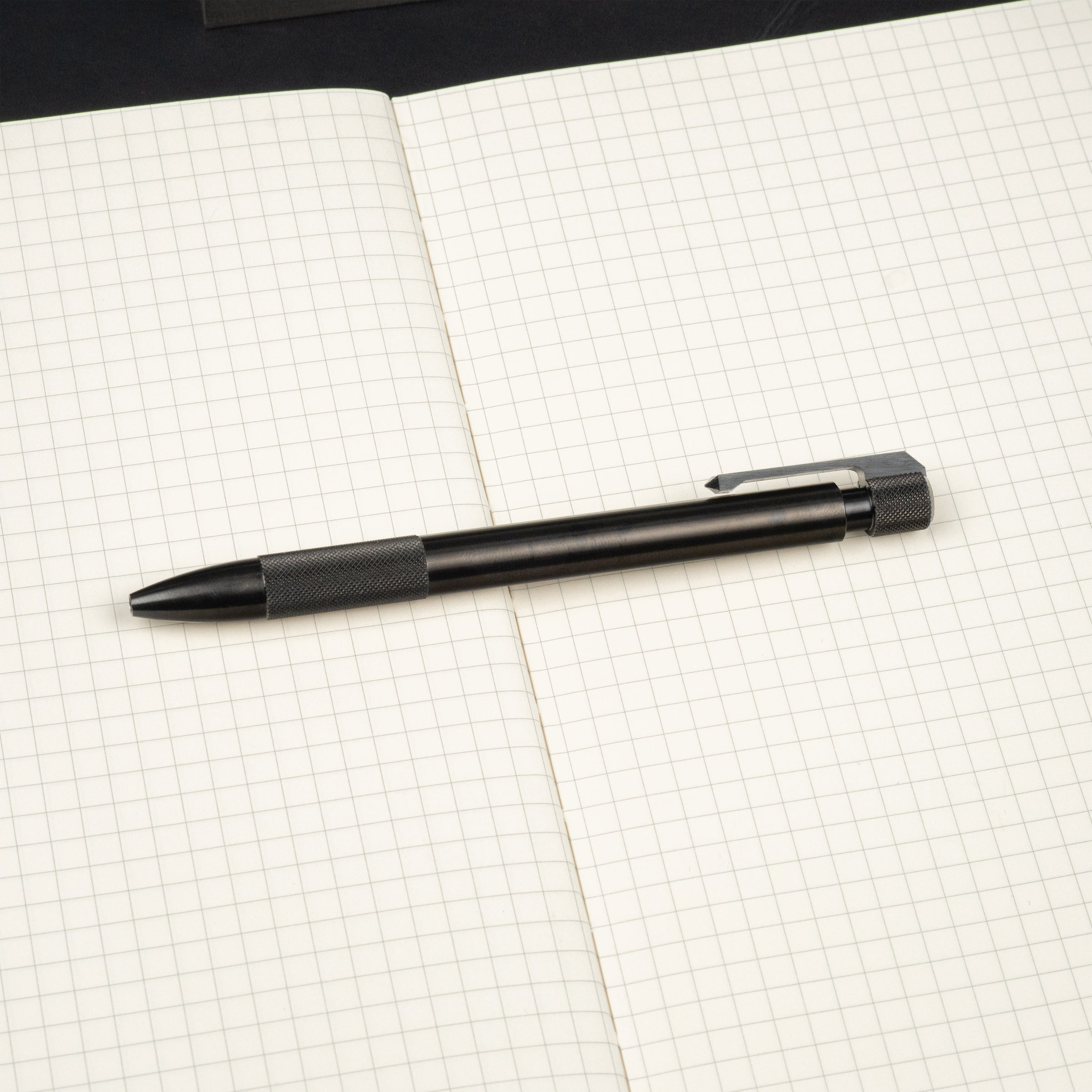 Journeyman Pen - Black Steel | Wingback Mechanical Pen - Wingback