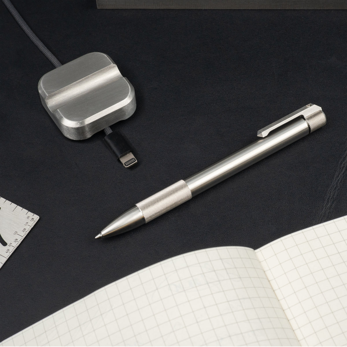 Journeyman Pen - Steel | Wingback Mechanical Pen - Wingback