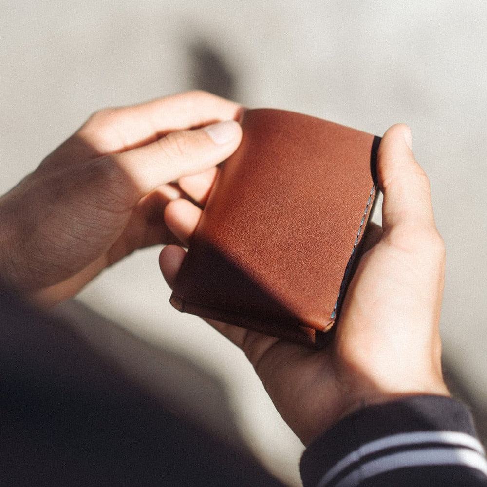 Winston Wallet - Chestnut | Personalised Men’s Wallets - Wingback