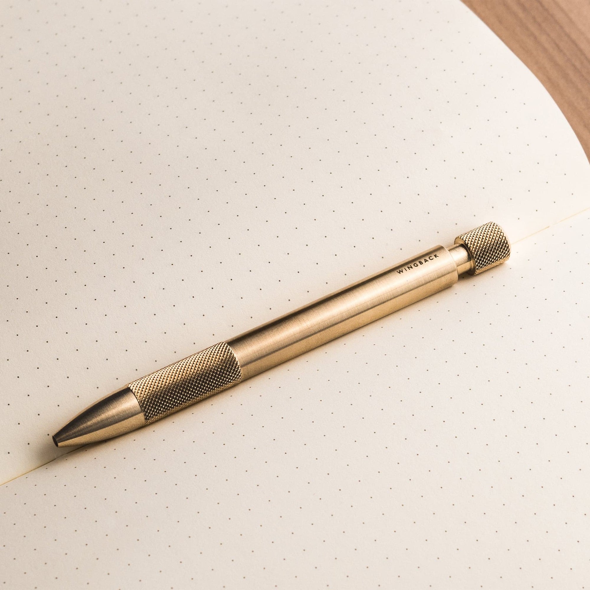 Mechanical Pen - Brass - Wingback