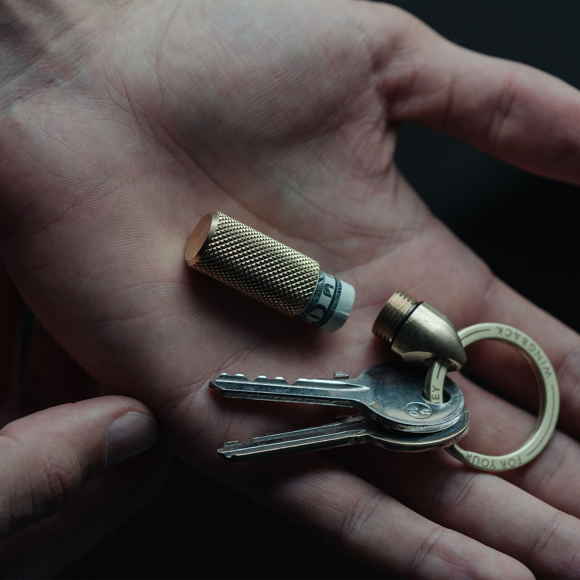 Key Cache - Brass