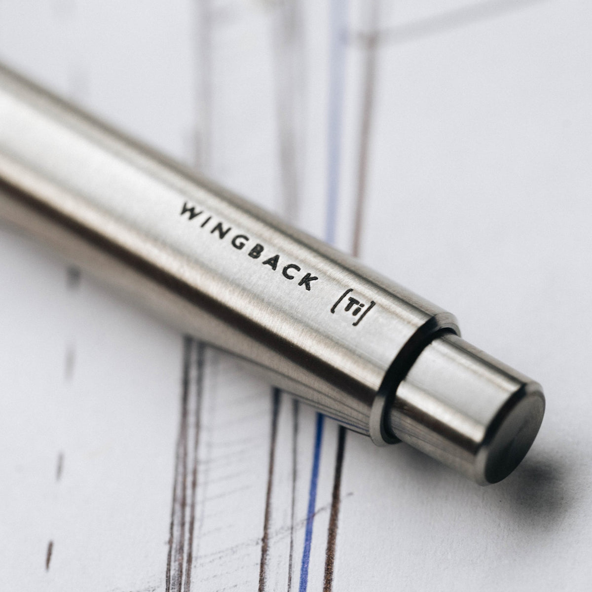 Mechanical Pencil - Titanium | Titanium Stationery - Wingback