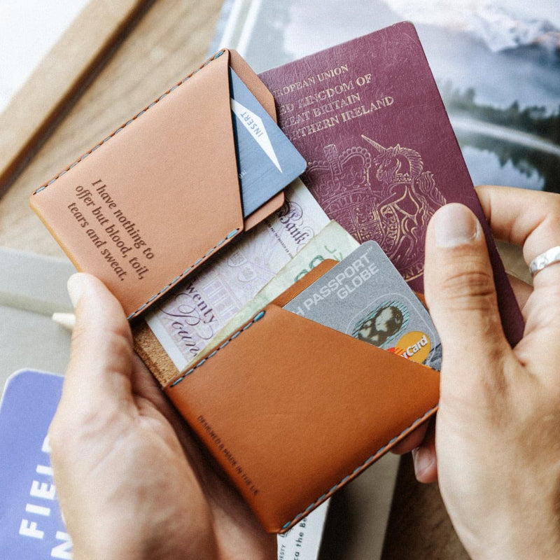 Winston Wallet - Whisky | Personalised Men’s Wallets - Wingback