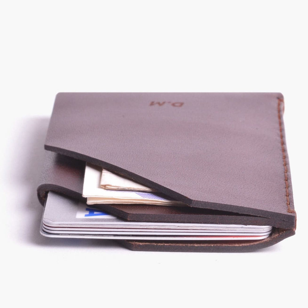 Personalised leather wallets, handmade in England - Wingback